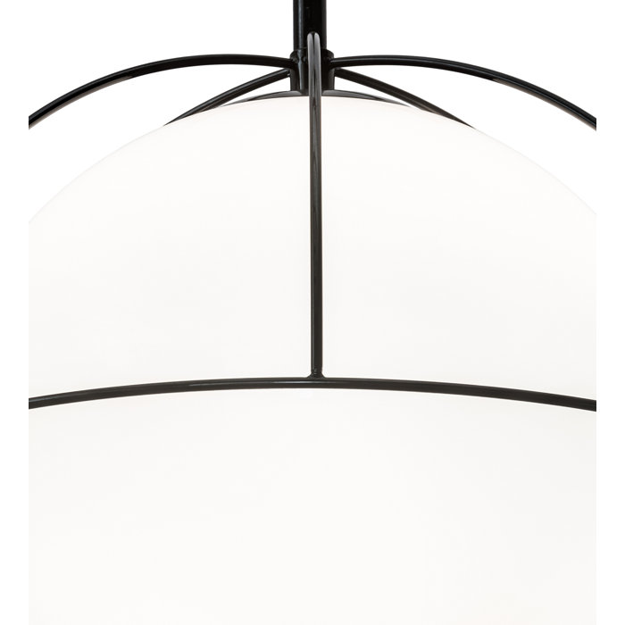 Brayden Studio® Thomasina 1 - Light Black Single Pendant | Wayfair