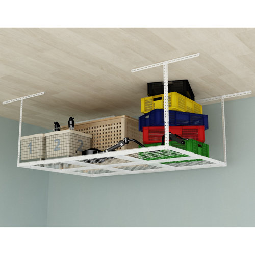 Rebrilliant Noell Overhead Garage Ceiling Mounted Rack & Reviews | Wayfair