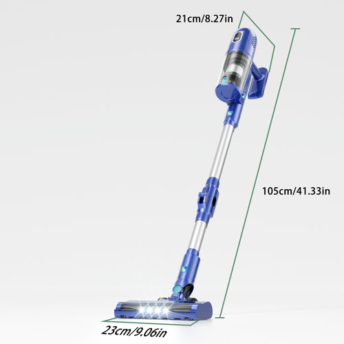 PrettyCare Cordless Vacuum Cleaner, 26Kpa 6 In 1 Lightweight Stick ...