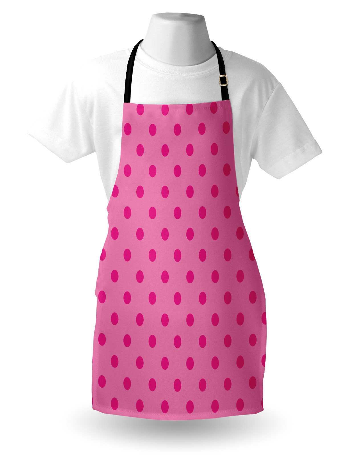 East Urban Home Hot Pink Apron Unisex, Classical Simple Dots, Adult ...