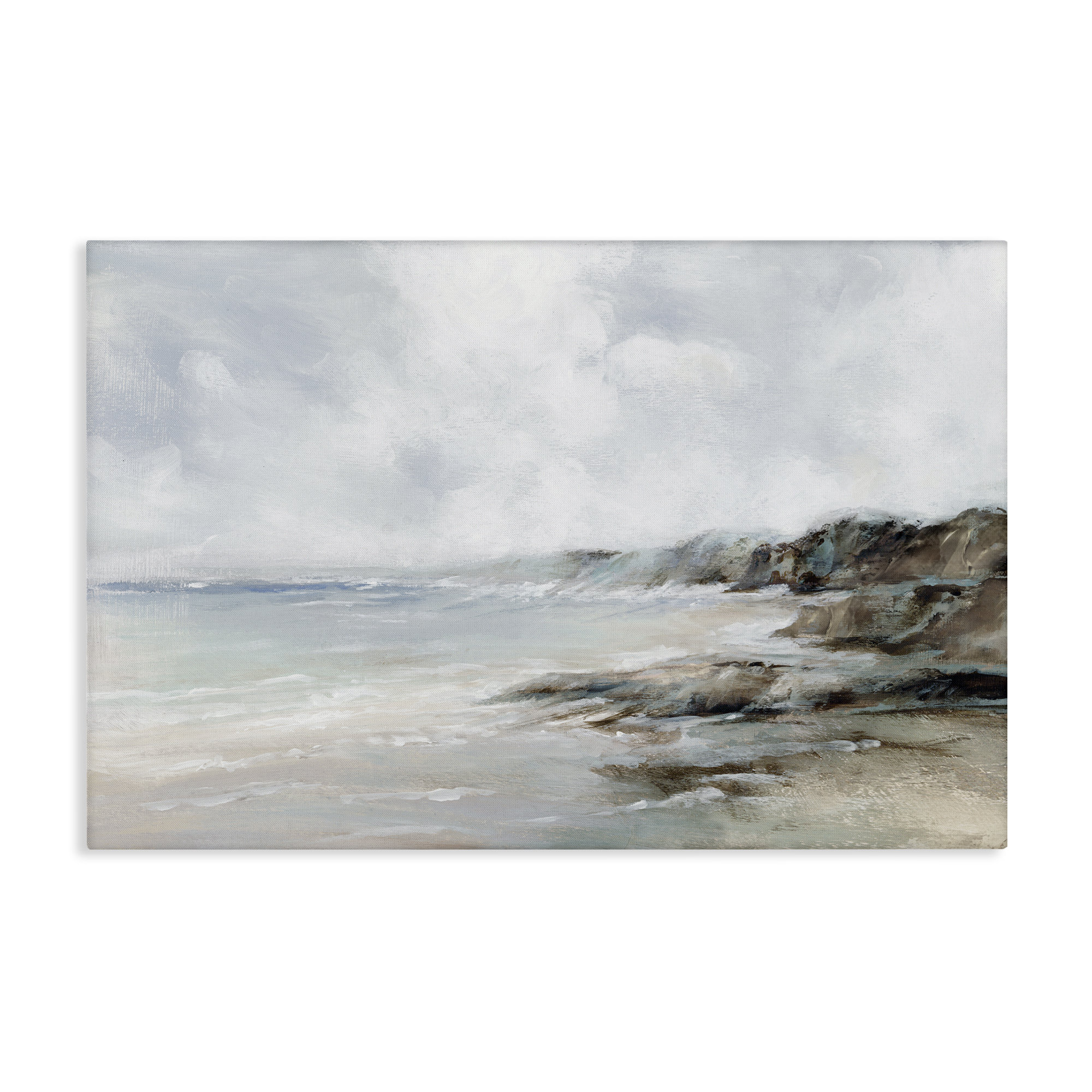 Winston Porter Classic Shoreline Cliffs Canvas Wall Art by Luna Mavis ...