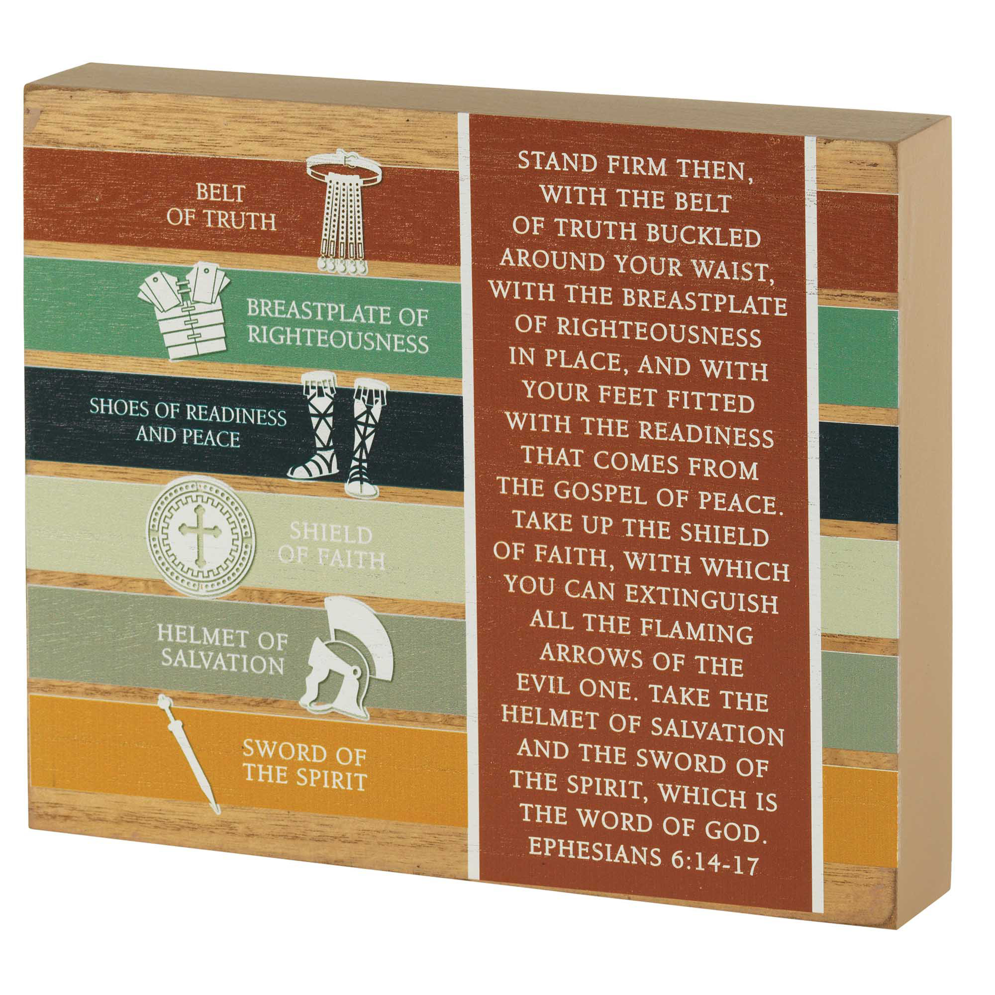 Trinx Tabletop Plaque Full Armour Of God 10x8 - Wayfair Canada