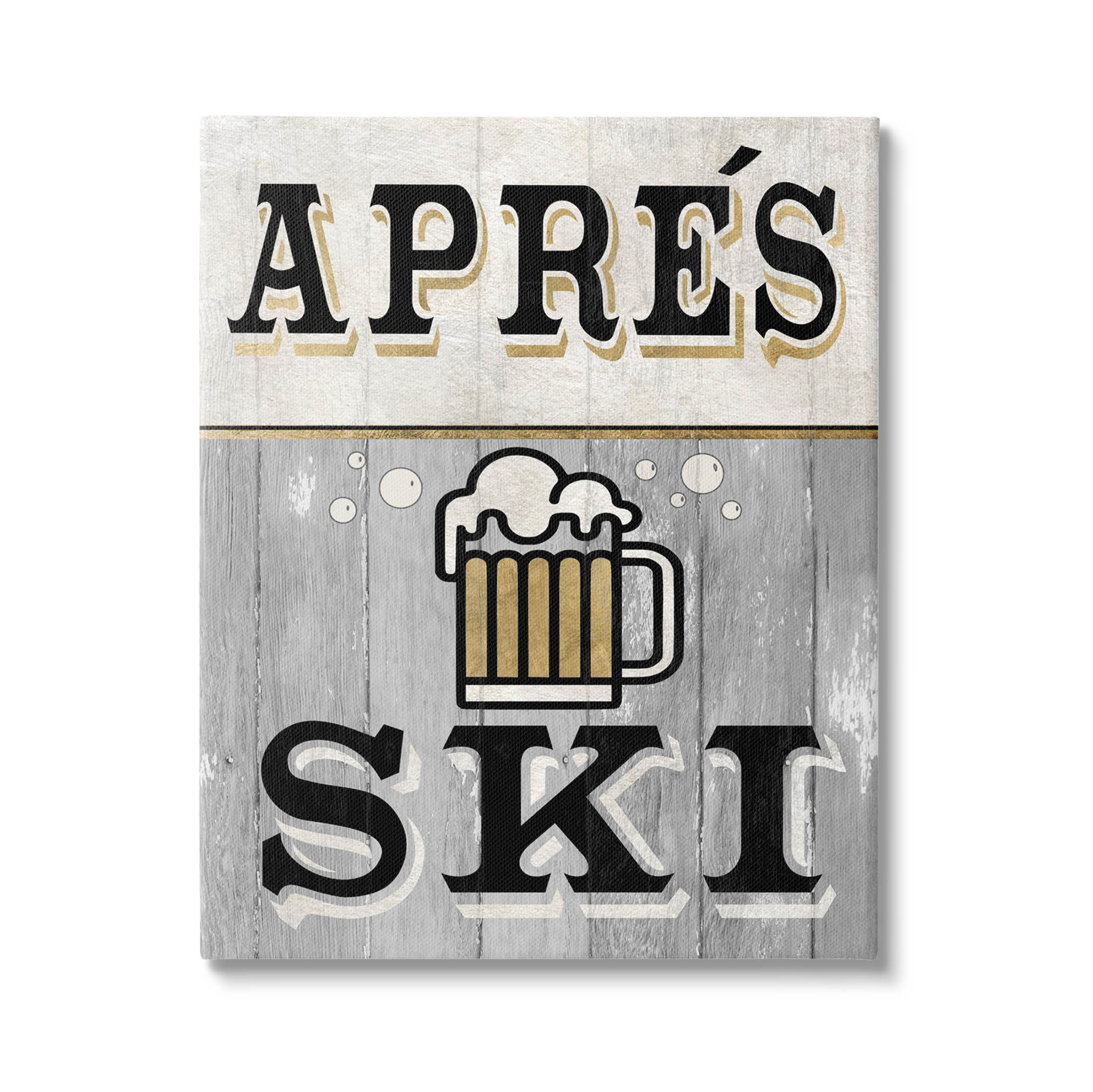 Stupell Industries Apres Ski Beer Brew Canvas Wall Art By Livi Finn ...