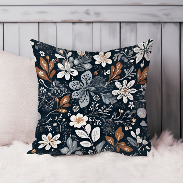 Wildon Home® Nedal Floral Reversible Pillow Cover | Wayfair