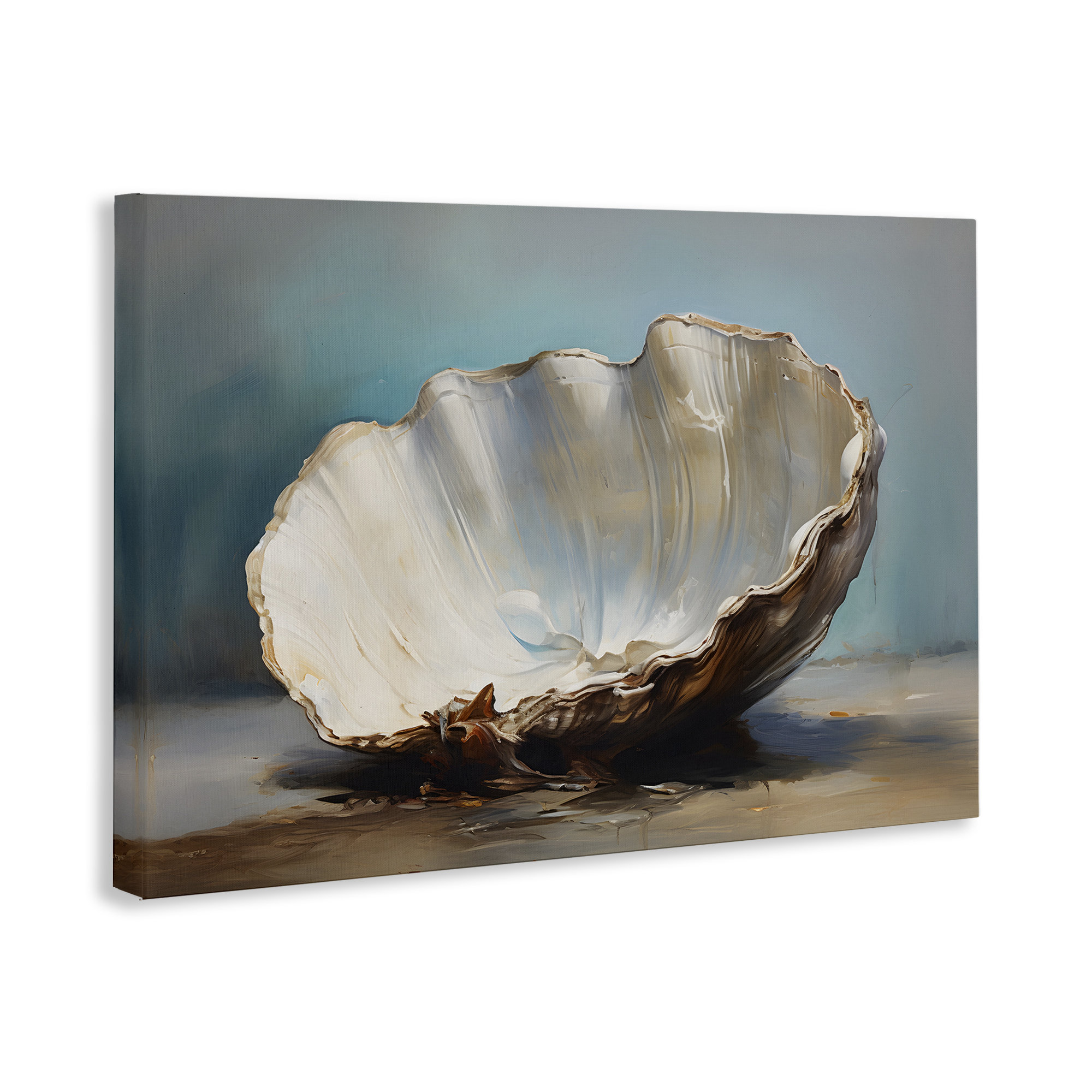 Highland Dunes Neutral Shell Still Life Canvas Wall Art by Petal Prints ...