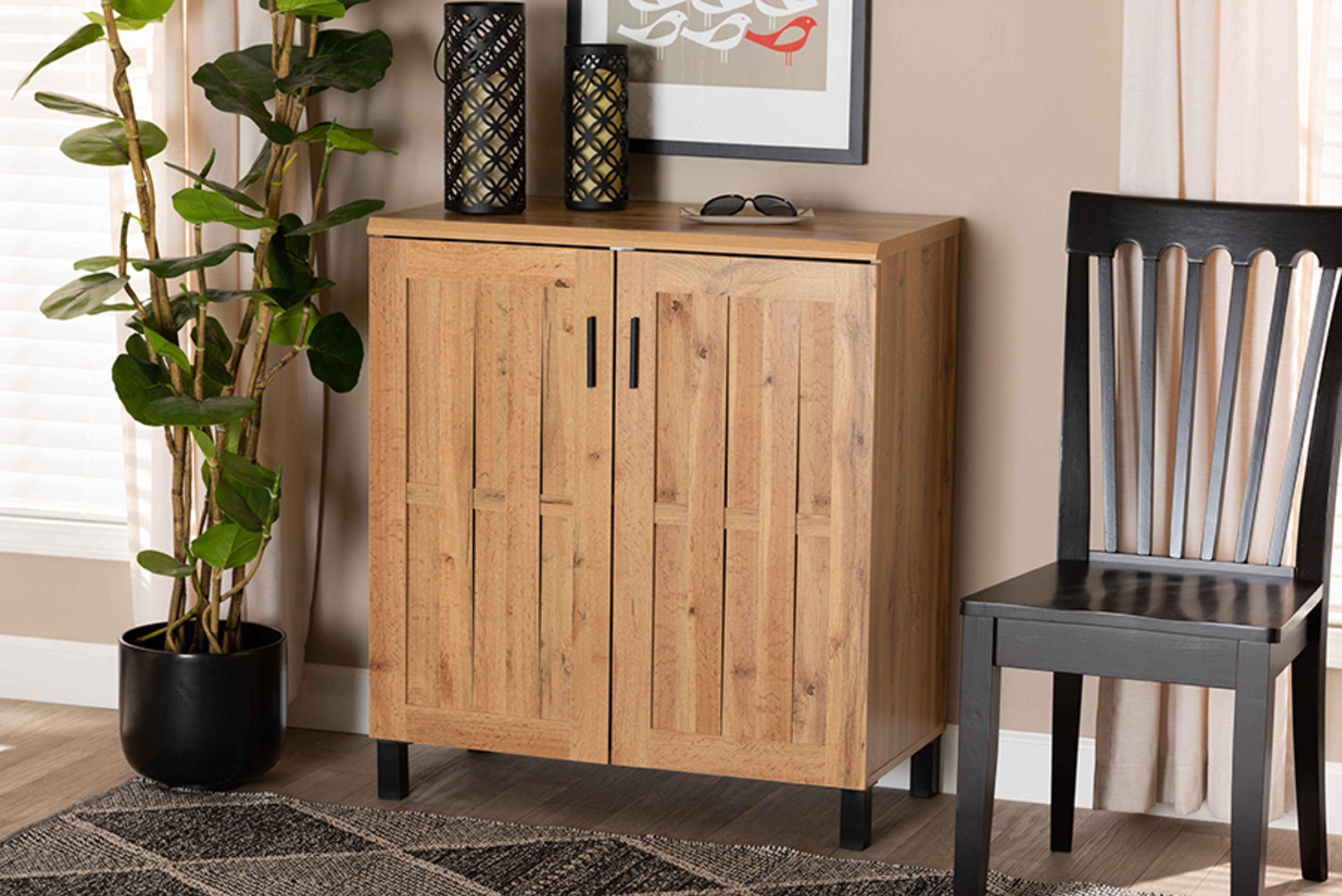 Union Rustic Acasia 2 - Shelf Storage Cabinet | Wayfair