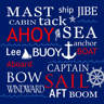 Breakwater Bay Nautical Words - Wrapped Canvas Textual Art | Wayfair