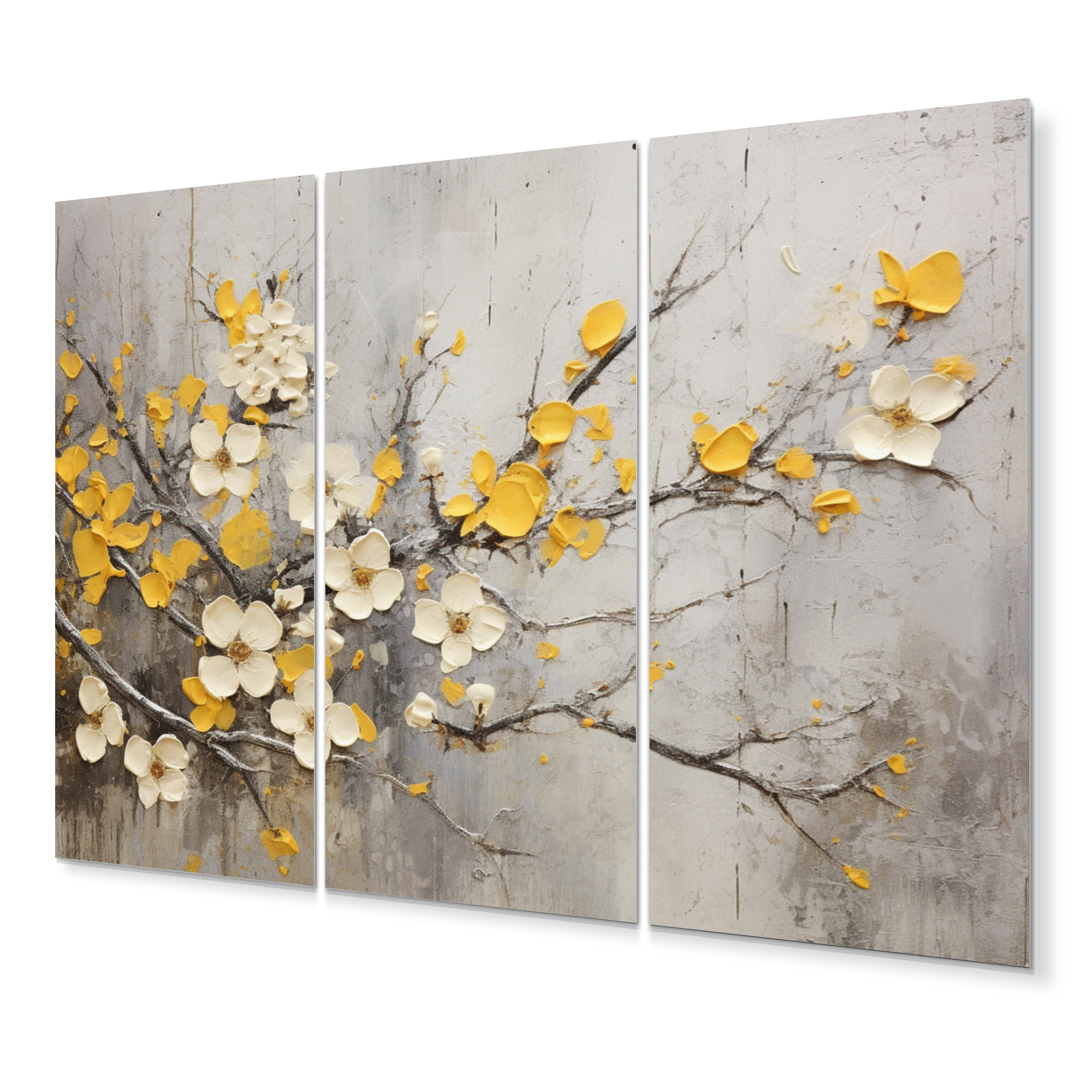 Lark Manor Apple Blossom Harmony XVIII - Apple Blossom Metal Wall Decor ...