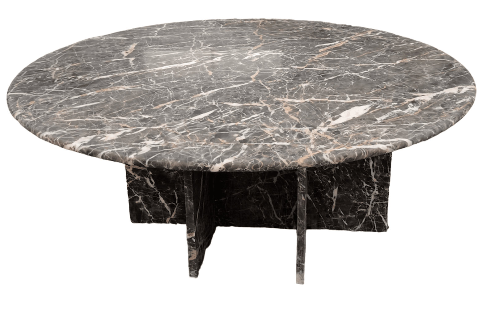 BETACH Genuine Marble Round Coffee Table - St Laurent Marble | Wayfair