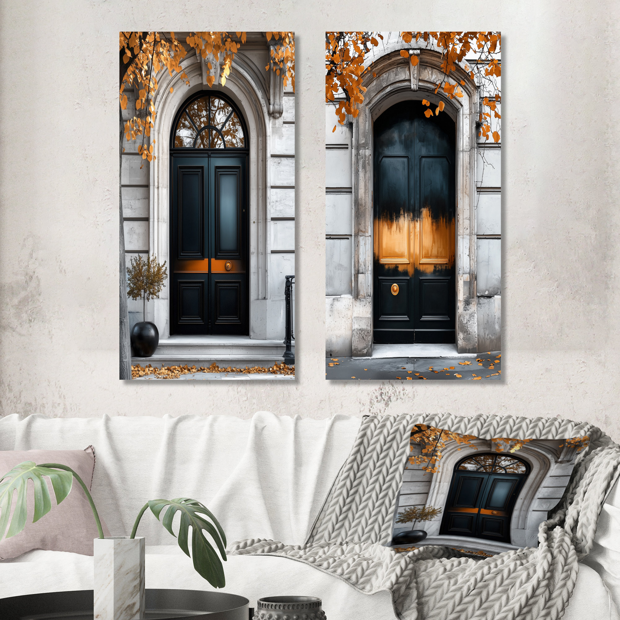 Lark Manor™ Paris Muse Dorsay Door I - City Paris Wall Art 2 Pieces Set ...