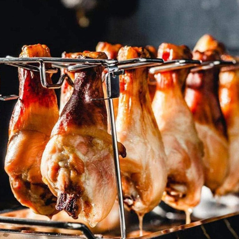 frler Chicken Leg & Wing Rack For Grill | Wayfair