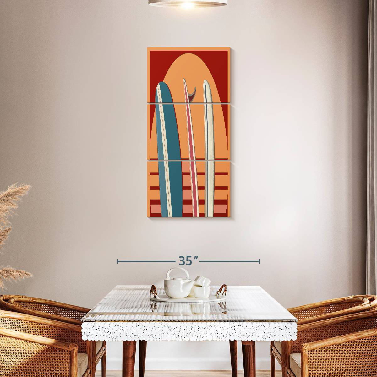 Beachcrest Home Beach Surfboard Sunset - Wayfair Canada