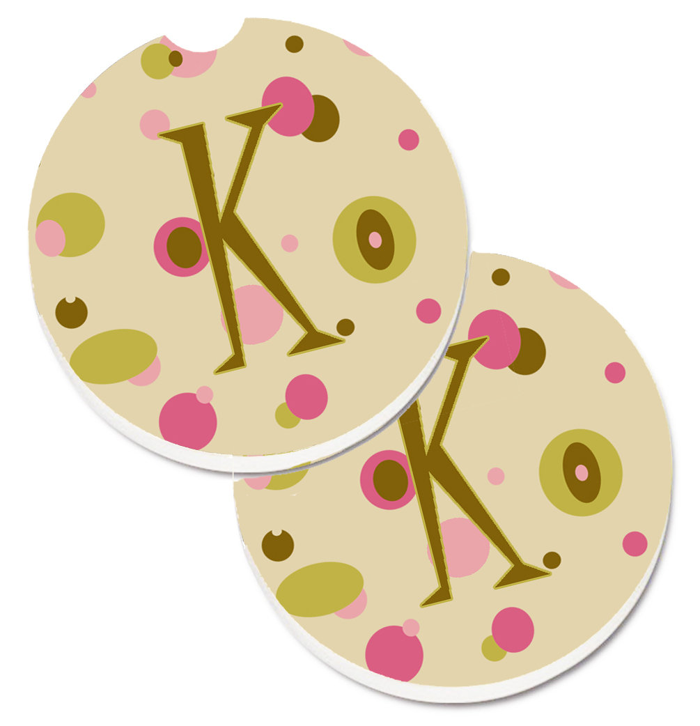Red Barrel Studio® Initial Monogram Car Coaster | Wayfair