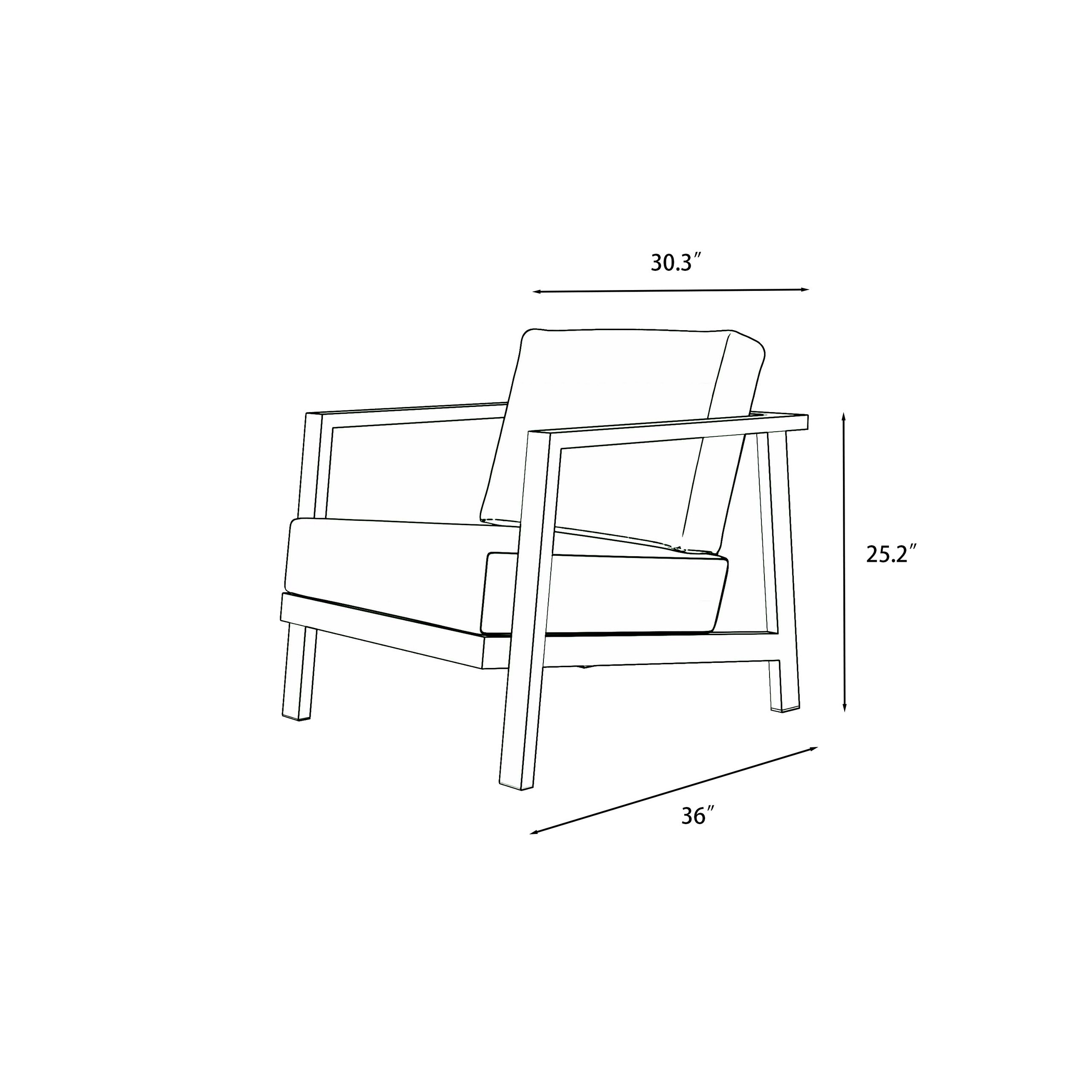 Birch Lane™ Pindall Patio Chair with Cushions | Wayfair