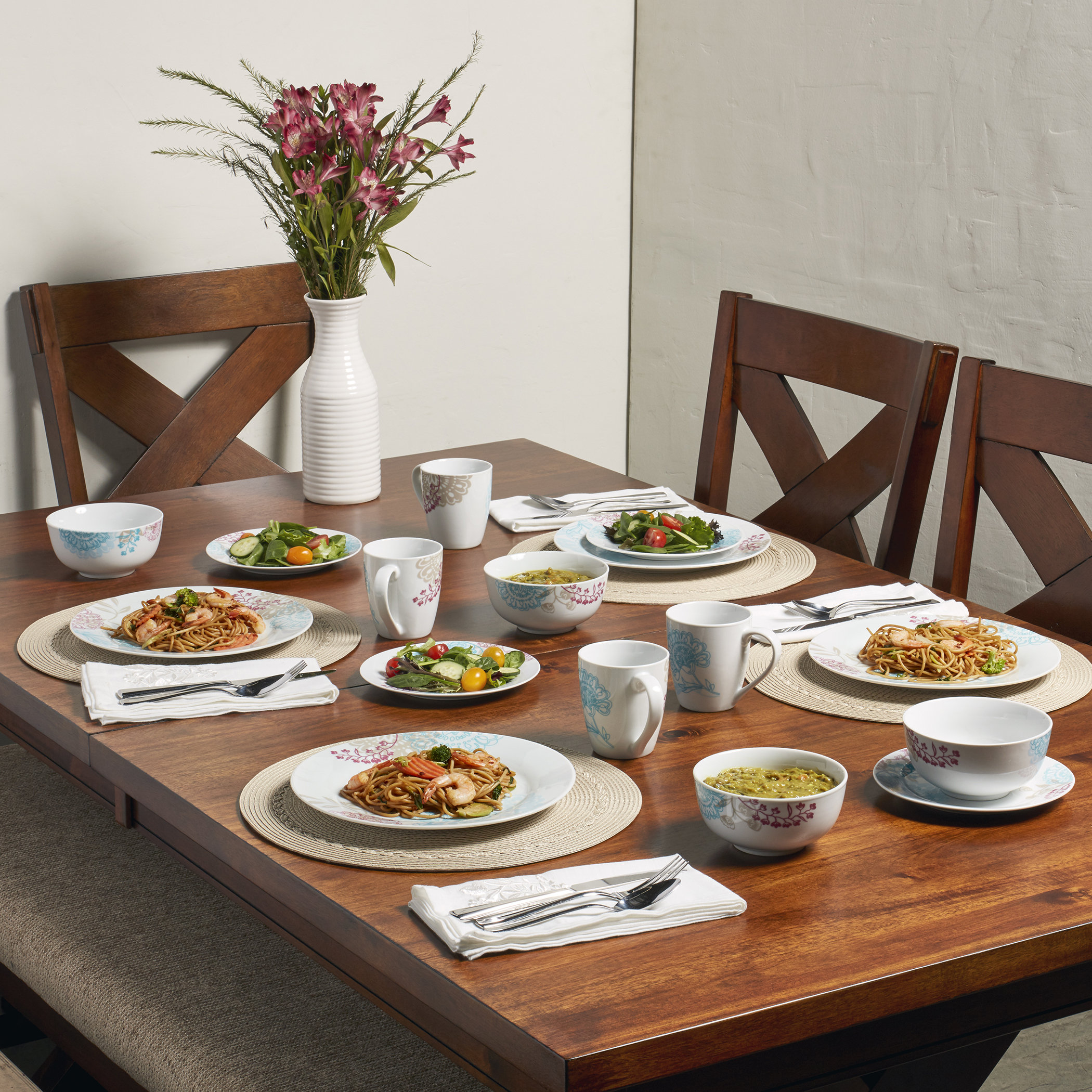 Tabletops Gallery 16 piece Dinnerware Set Emma & Reviews - Wayfair Canada