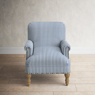 Wayfair | Blue Striped Chairs You'll Love in 2023