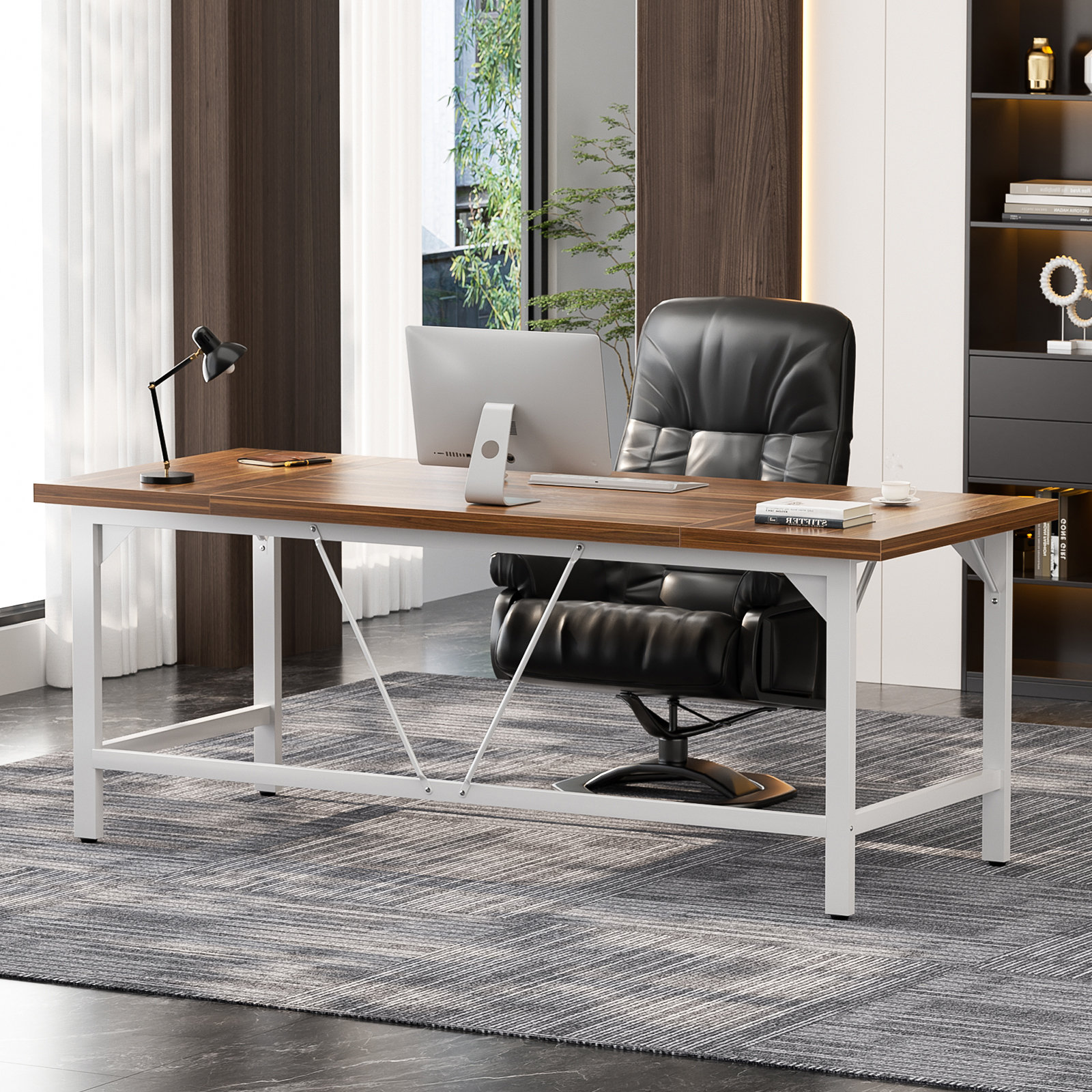 Inbox Zero Nenyasha 70.8'' Executive Desk - Wayfair Canada