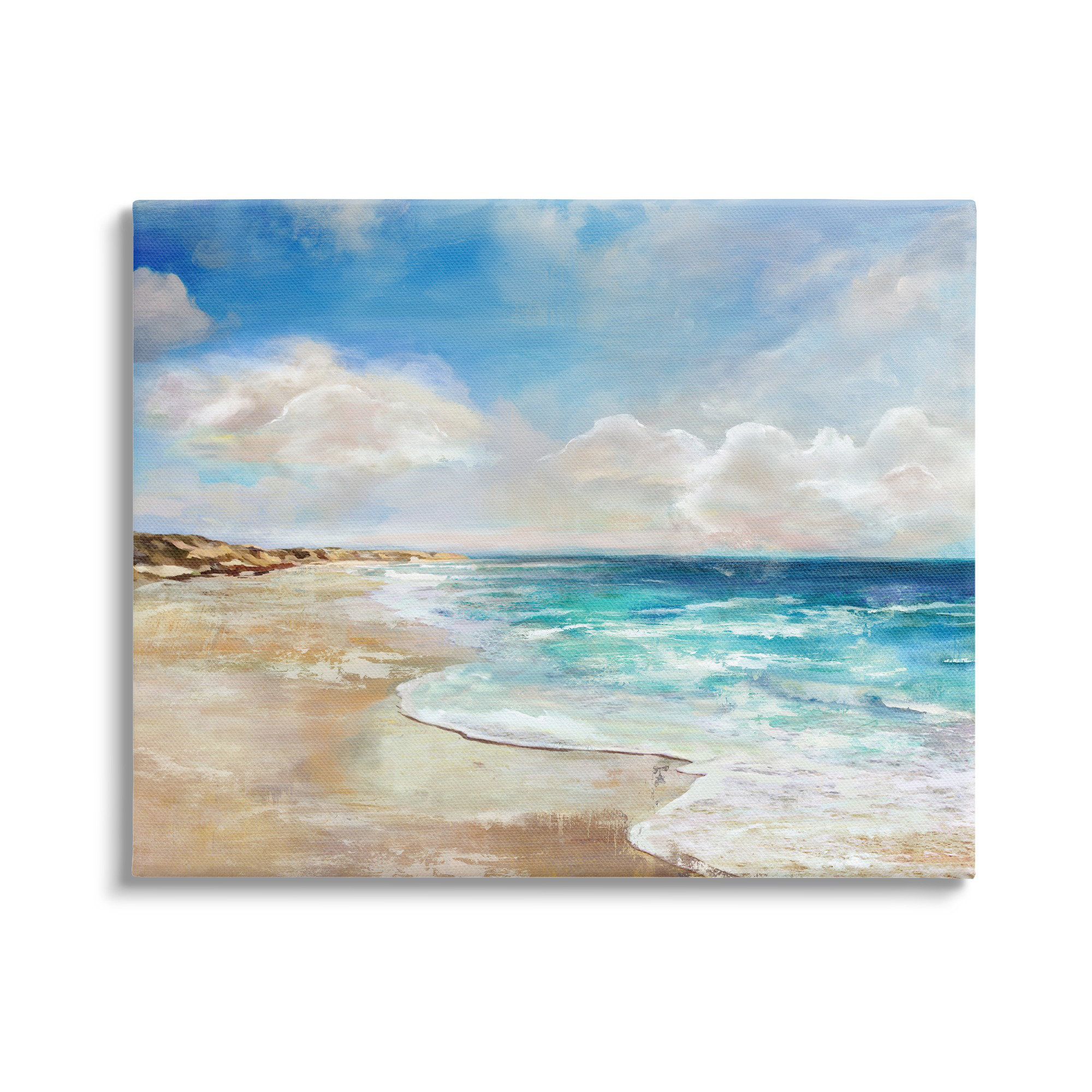 Highland Dunes Abstract Beach Shore Scene by Carson Lyons | Wayfair