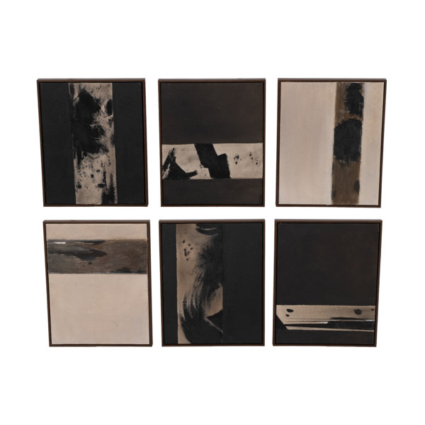 6-Pieces 16X20 Linus Handpainted Art | AllModern