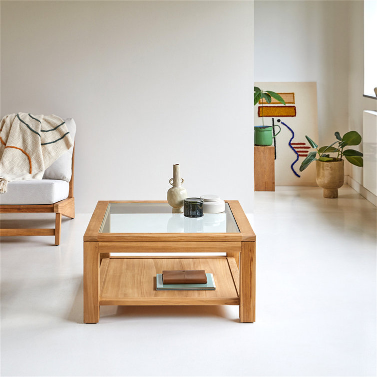Alpen Home Solid Teak Coffee Table | Wayfair.co.uk