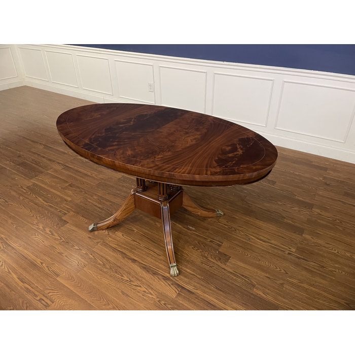 Leighton Hall Furniture Oval Dining Table | Perigold