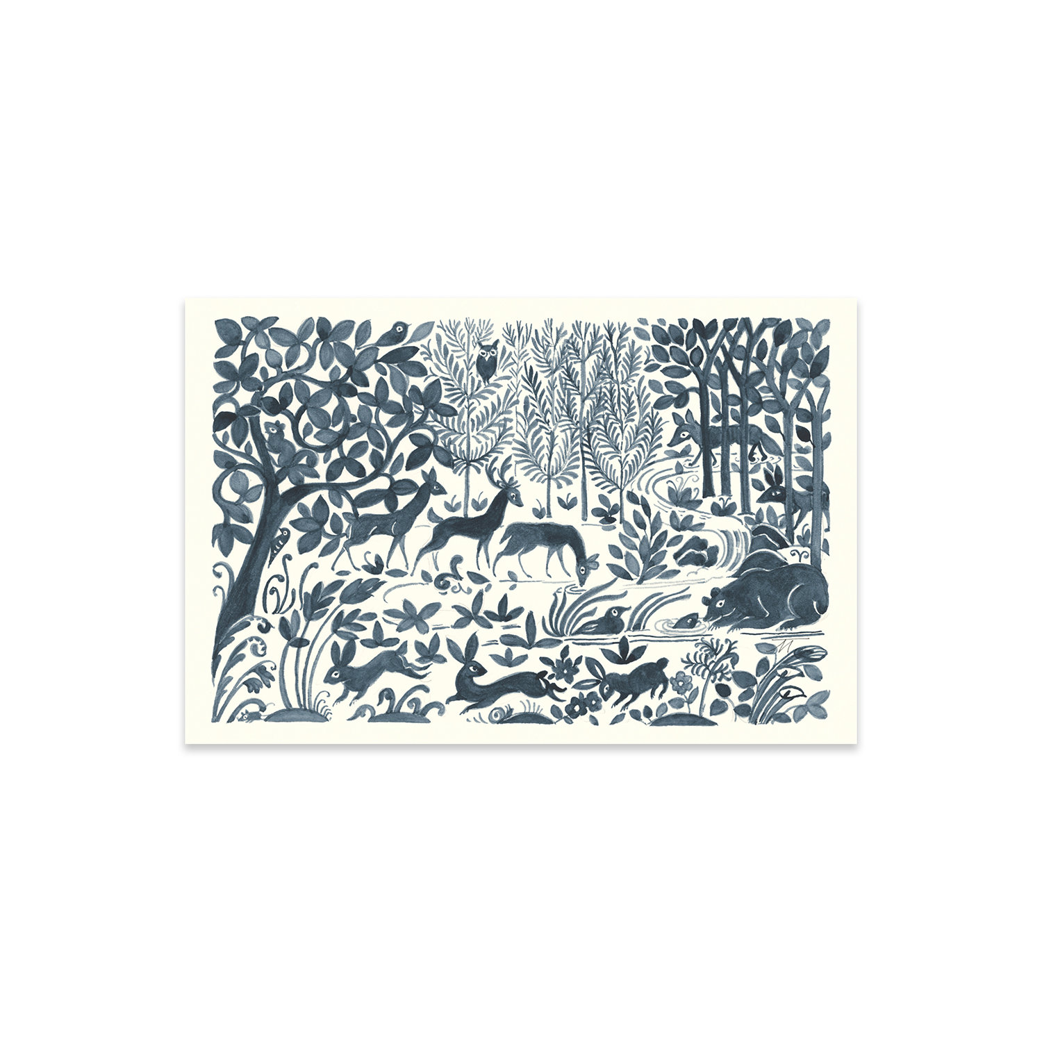 Millwood Pines Forest Life II - Unframed Graphic Art | Wayfair