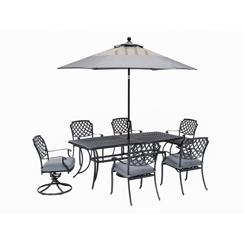 Darby Home Co Coward 7 Piece Sunbrella Dining Set with Cushions | Wayfair