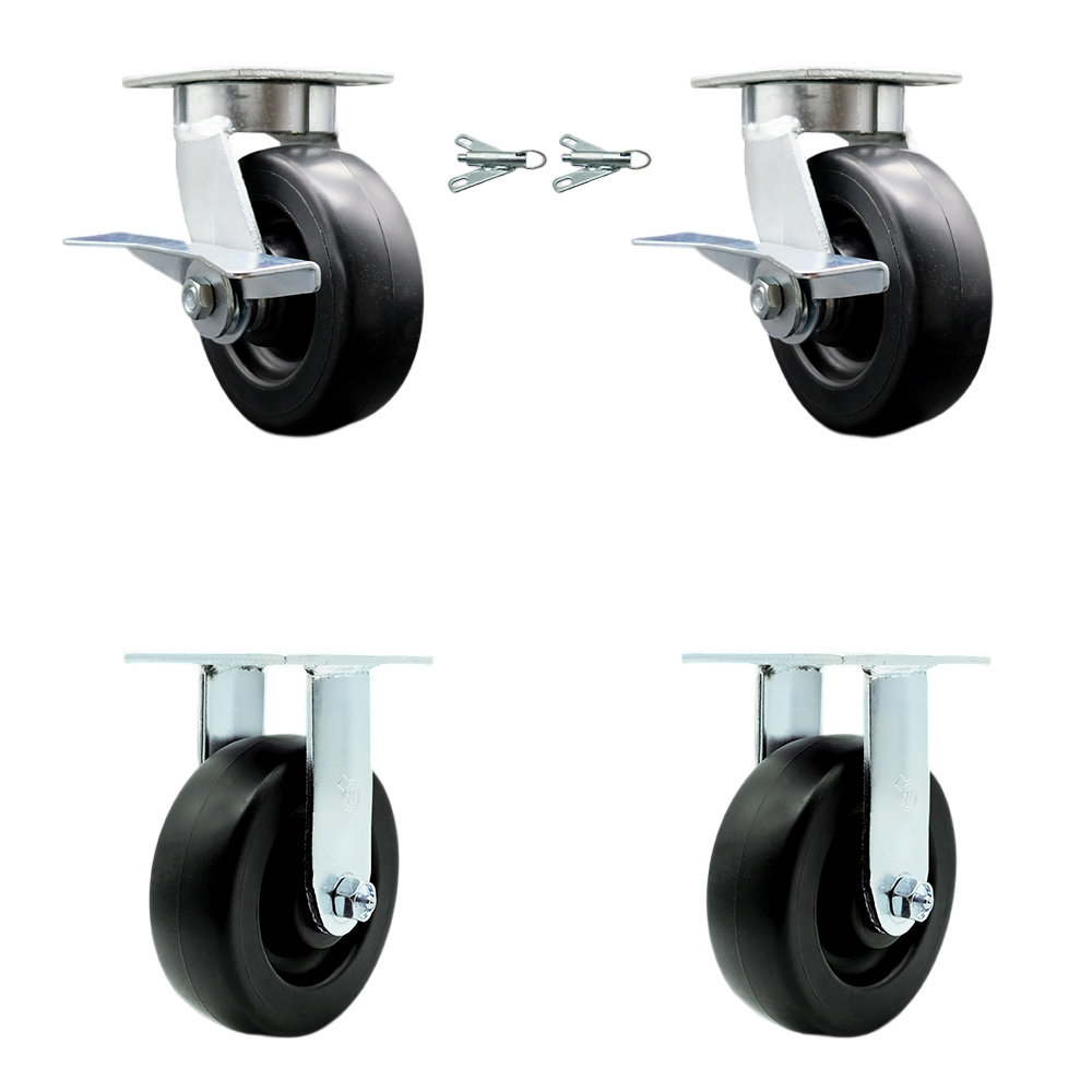 Service Caster Kingpinle Polyolefin Caster | Wayfair