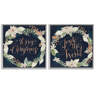 Ophelia & Co. Merry Christmas Joy Wreath 2 PC Giclee Art Set by Grace ...