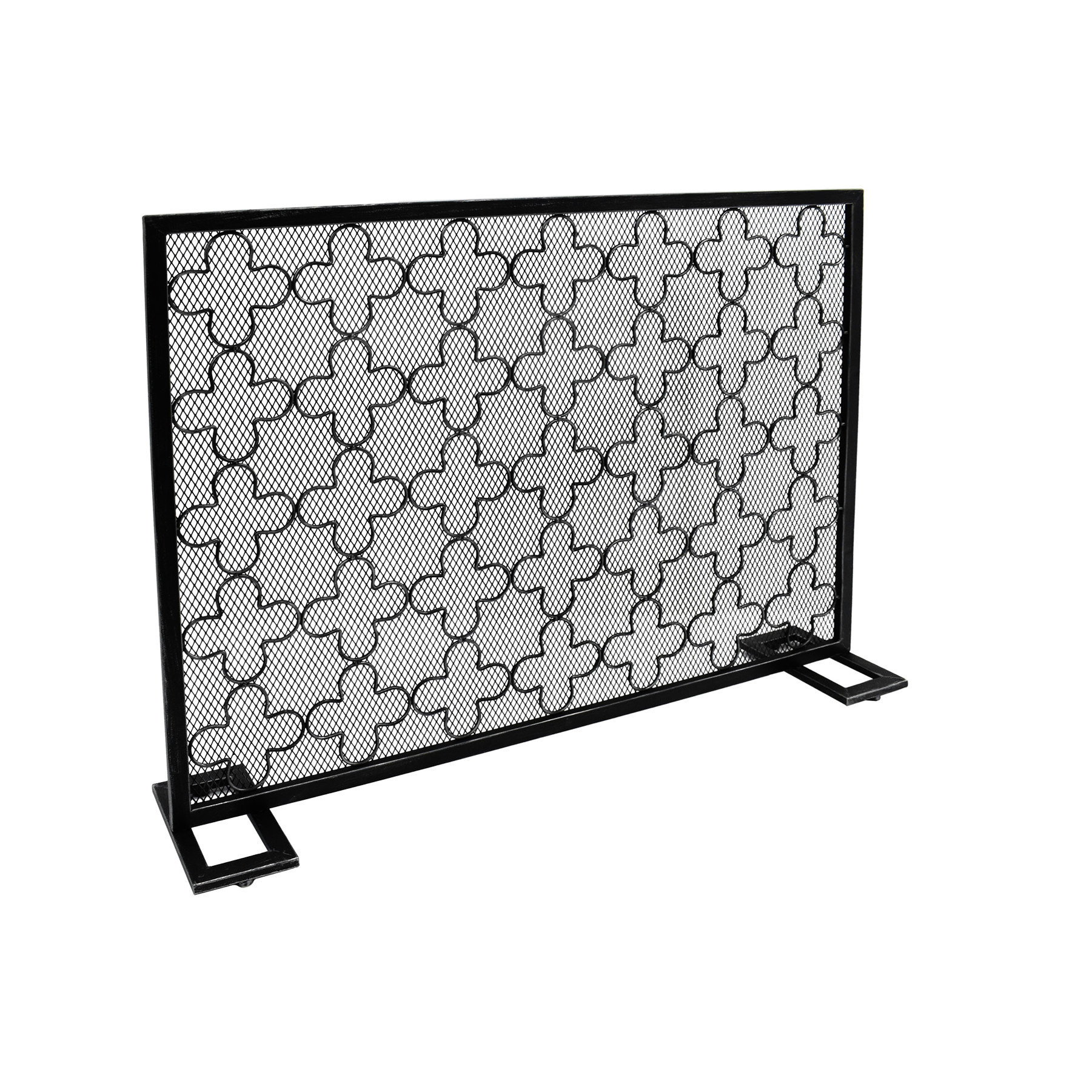 Latitude Run® Iron Fireplace Barrier - Fire Hazards With Ease Elegant ...