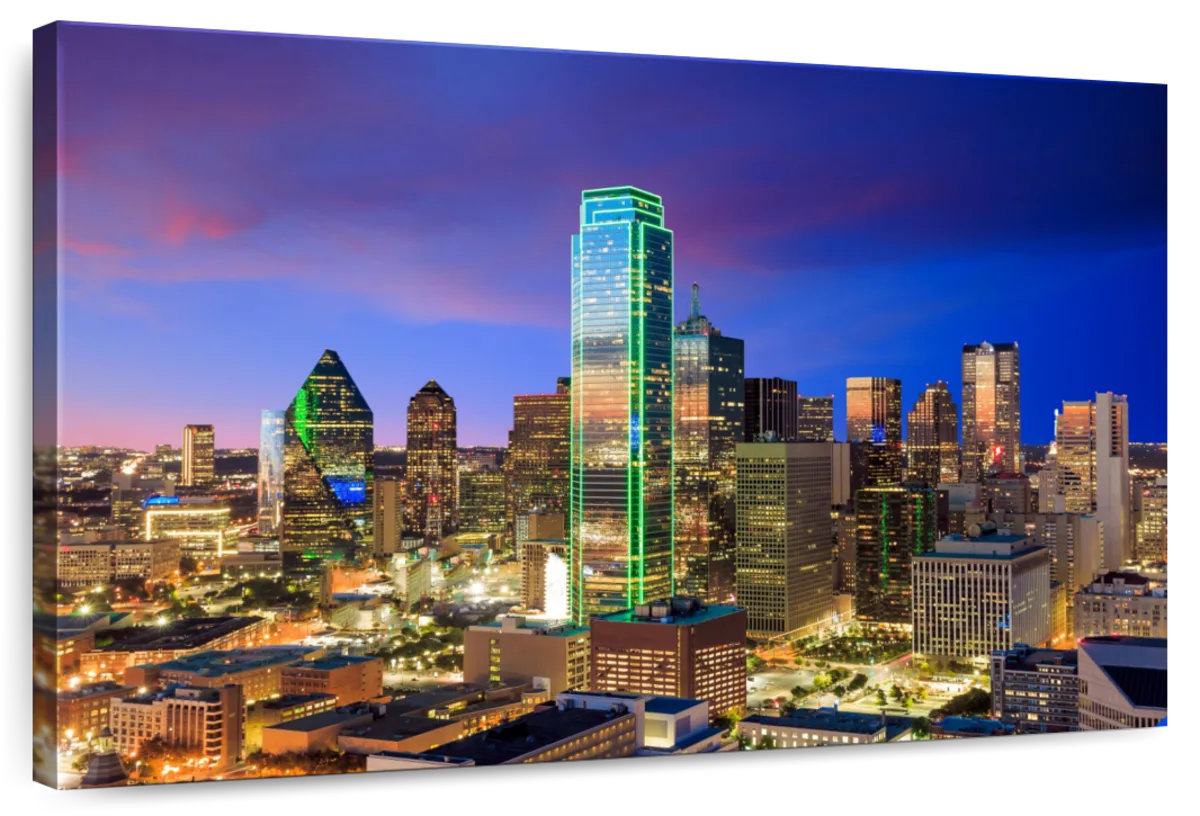 Elephant Stock Dallas Cityscape | Wayfair