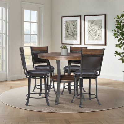 high dining table for 4