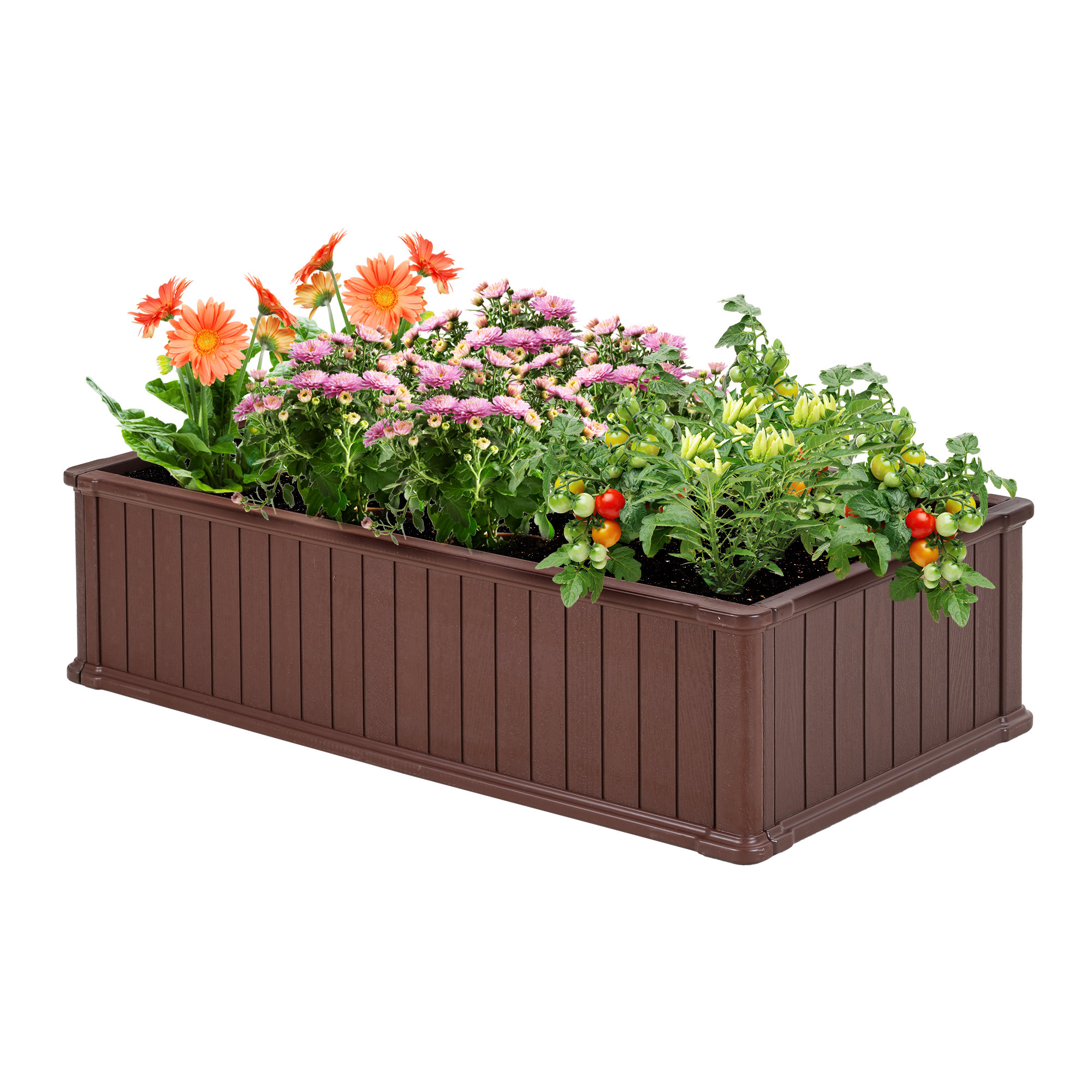 Arlmont & Co. EHHLY Raised Garden Bed Outdoor, Extra Thick Plastic ...