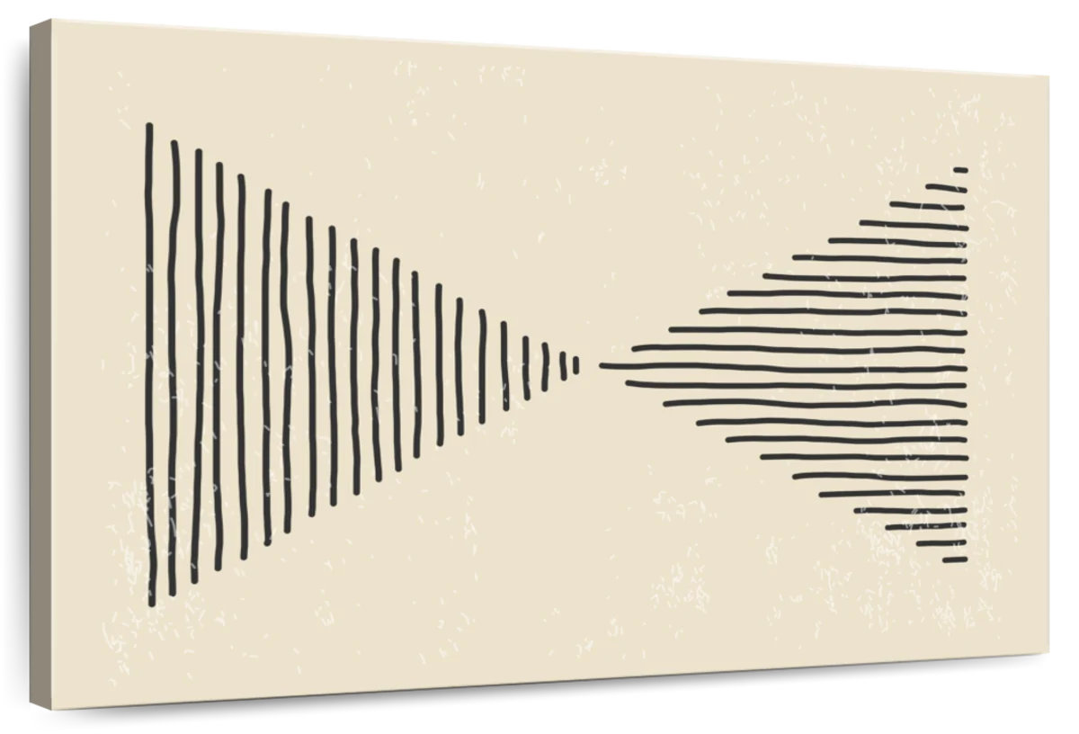 Wade Logan® Avery Triangle Abstract | Wayfair