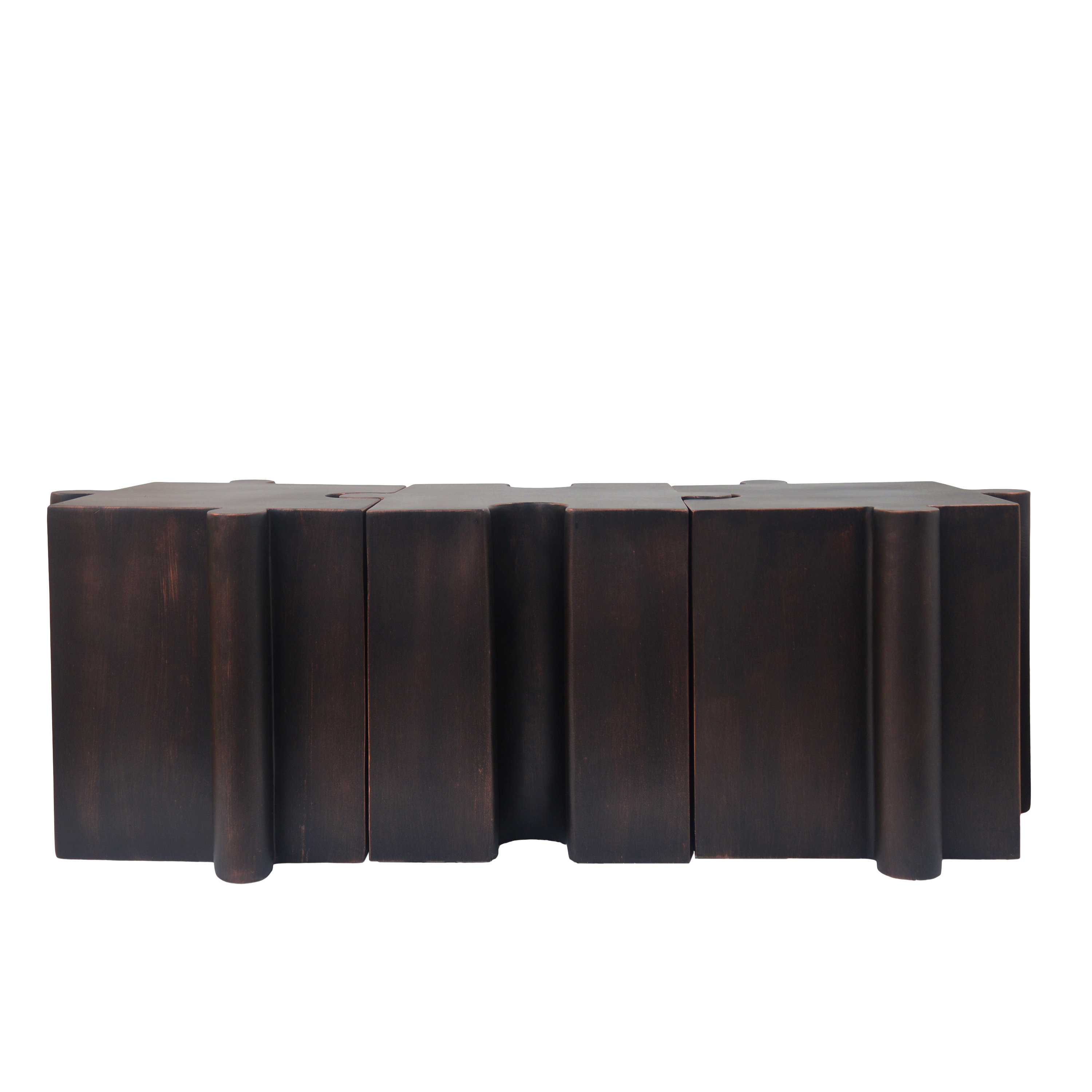 Ivy Bronx Puzzle Art Side Table, Modular Convex Edge Mgo Table - Buy ...