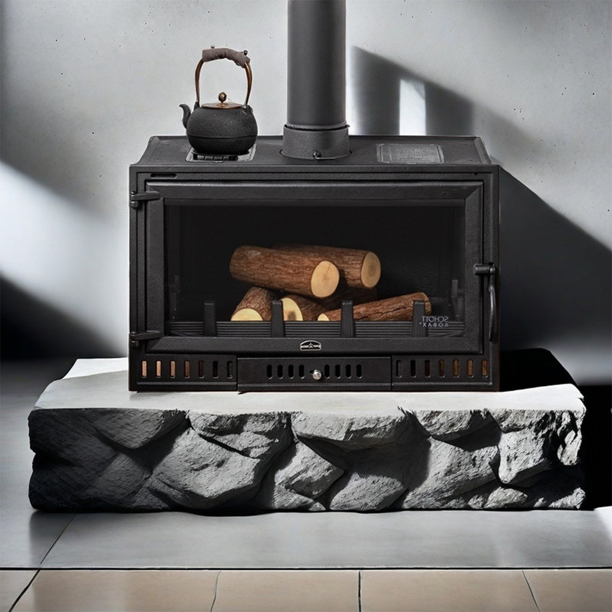 Hart Enjoy life Cast iron fireplace Domestic burning stove | Wayfair