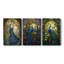 Wexford Home Peacock Series L -Premium Gallery Wrapped Canvas Set ...