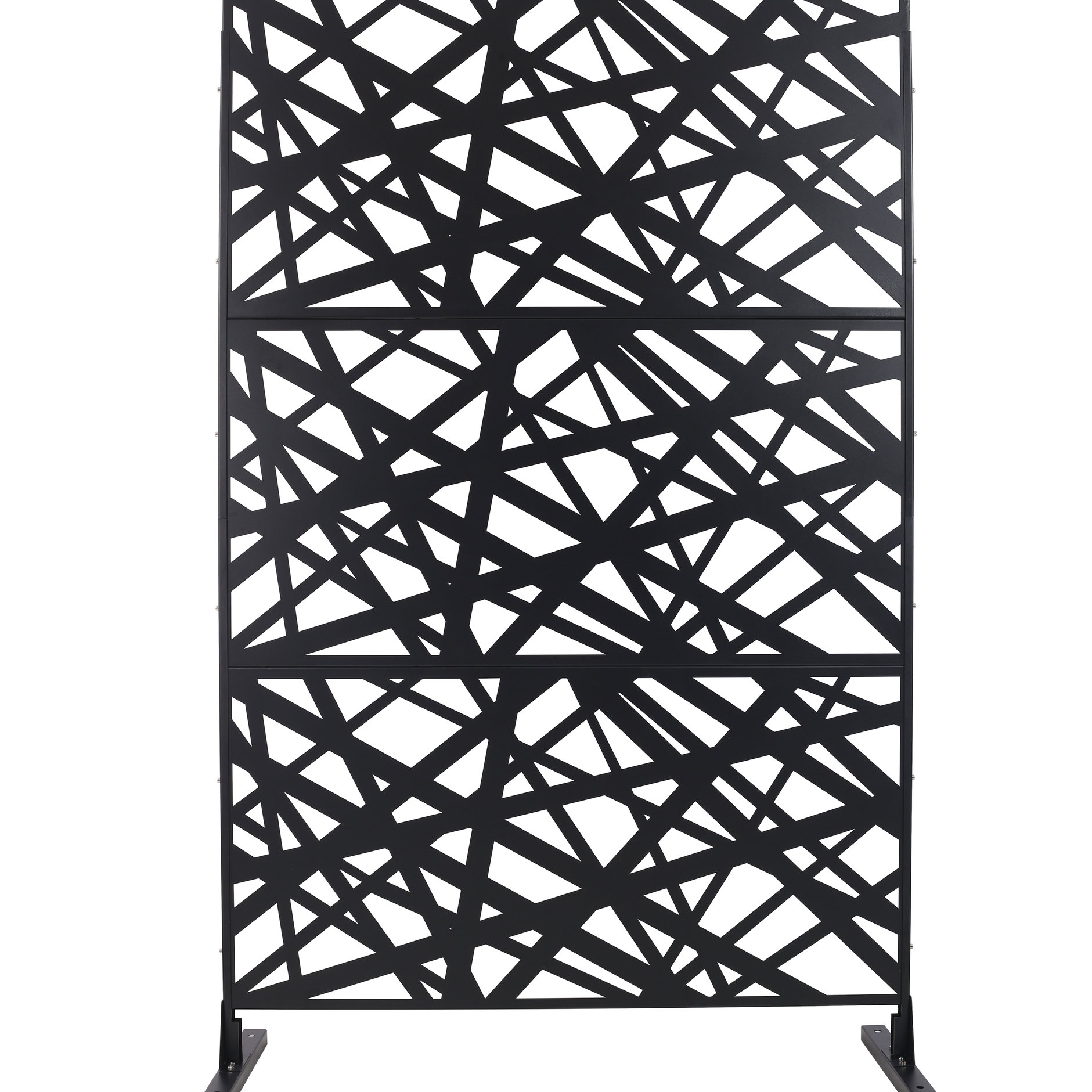SnugglySolace Metal Privacy Screen 76" H48" W For Garden - Freestanding ...