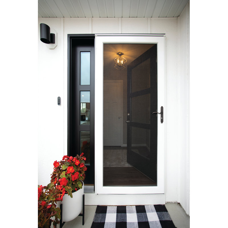 LARSON Platinum Interchangeable Full Glass Storm Door (handle sold ...