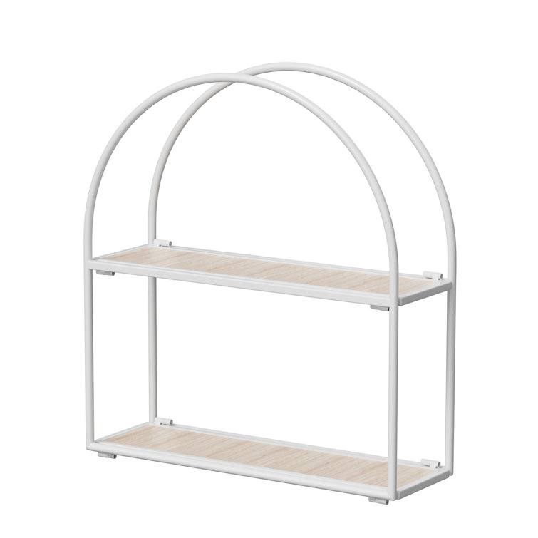 Mercer41 Deddrick 2 Piece Arch Iron Tiered Shelf | Wayfair
