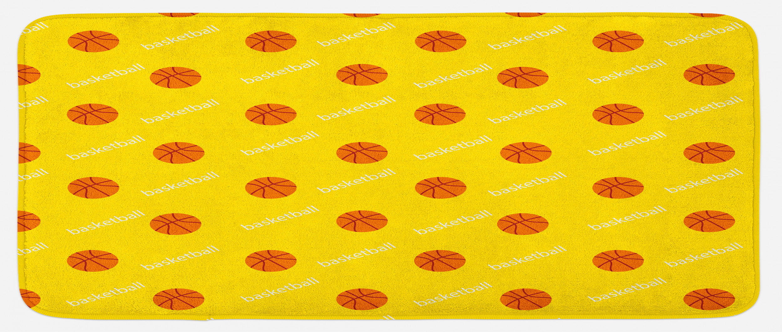East Urban Home Basketball Kitchen Mat | Wayfair