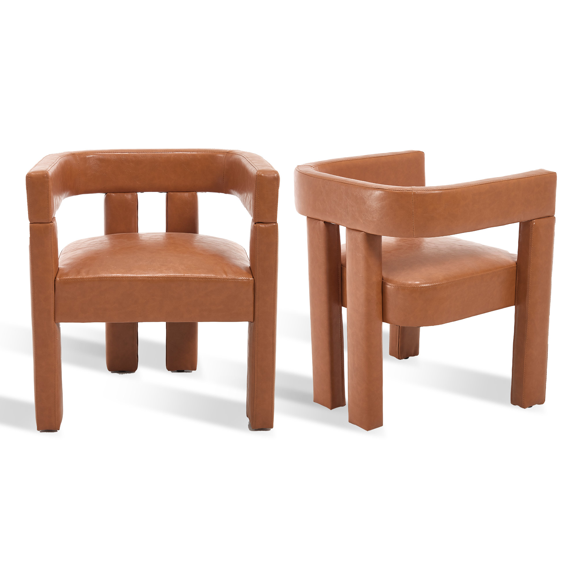 Latitude Run® Dining Chairs Set of 2, Teddy Teddy Upholstered Kitchen ...
