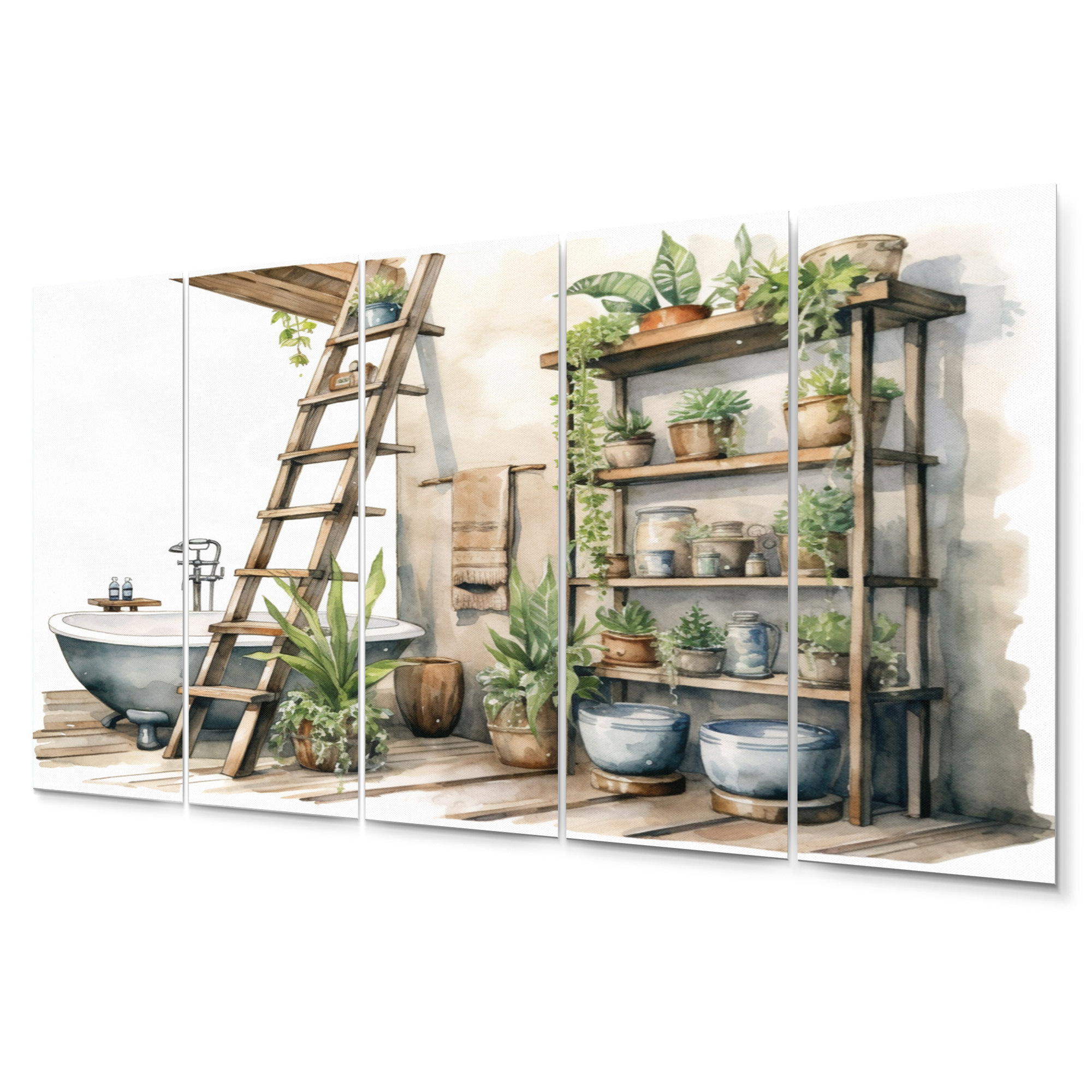 Winston Porter Natural Bathroom Decor XXVIII - Bathroom Metal Wall Art ...