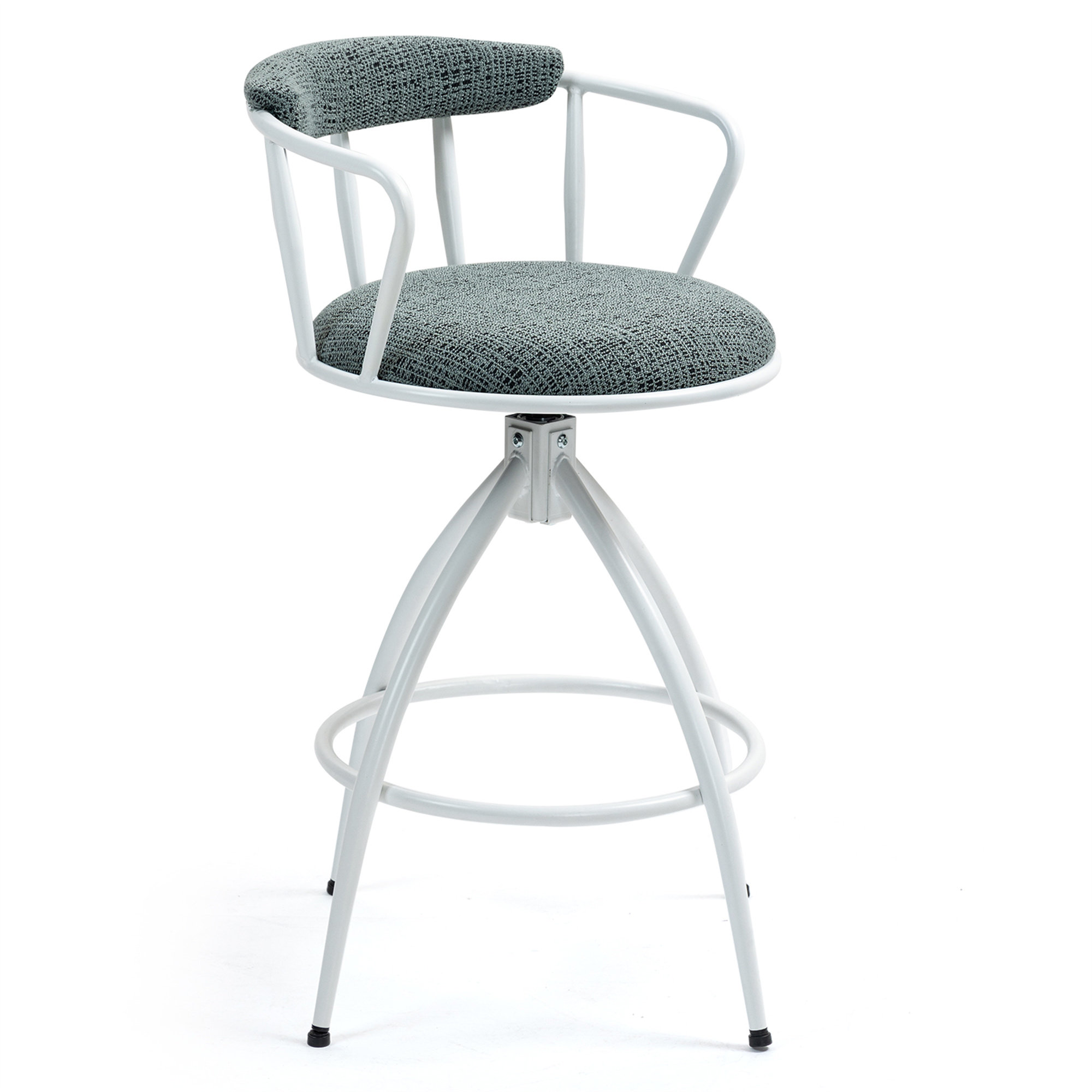 Latitude Run® Set Of 2 Swivel Counter Bar Stools With Water Transfer ...