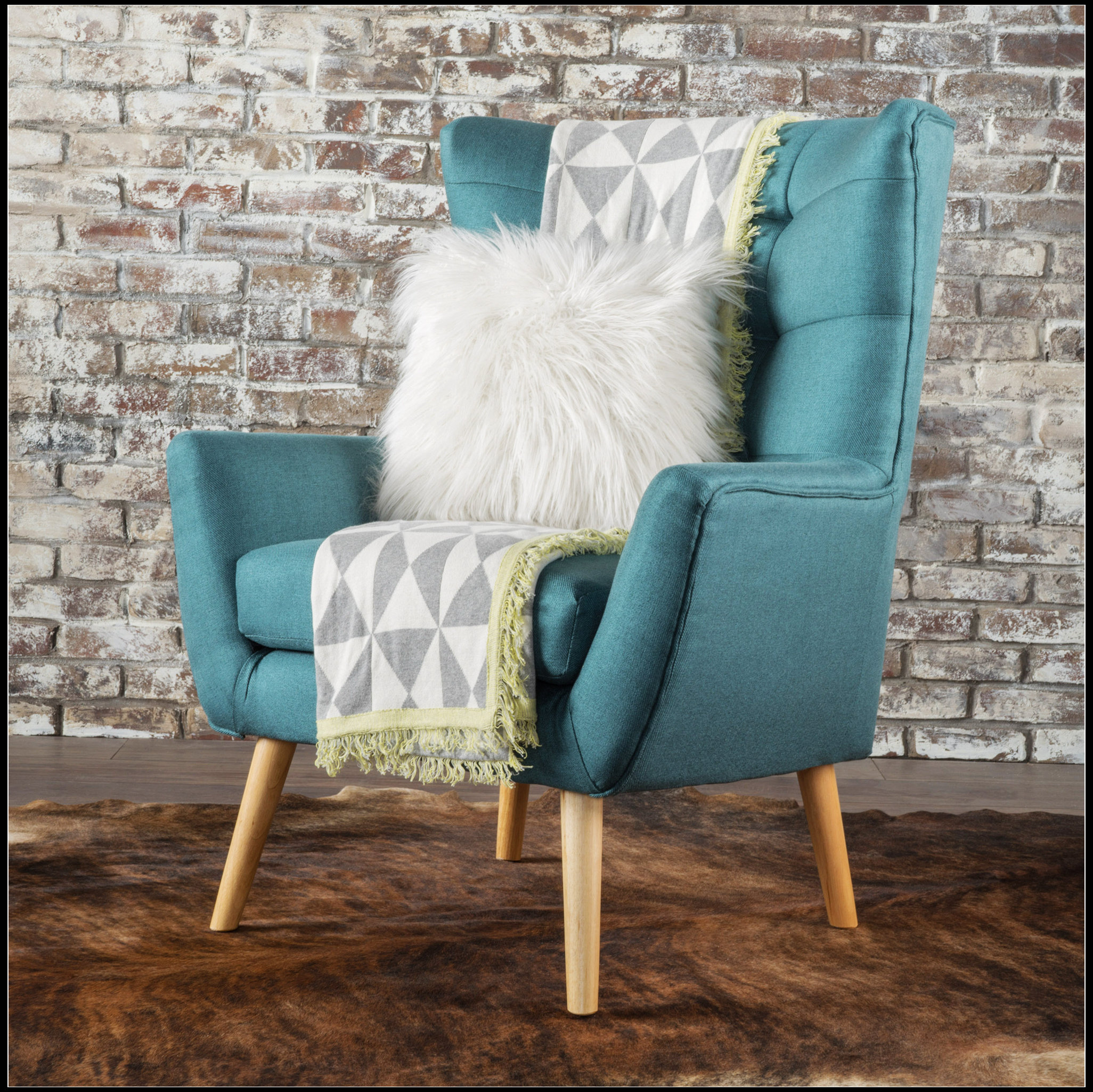 George Oliver CLUB CHAIR Mid-Century Modern Design Comfortable Armed ...