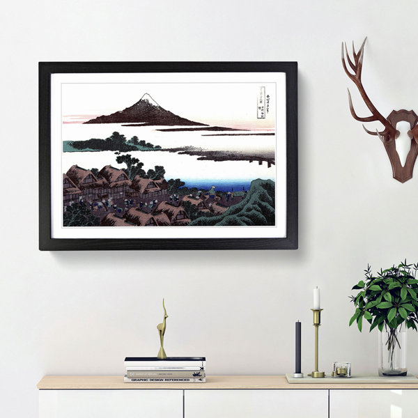 East Urban Home Dawn at Isawa in Kai Province by Katsushika Hokusai ...