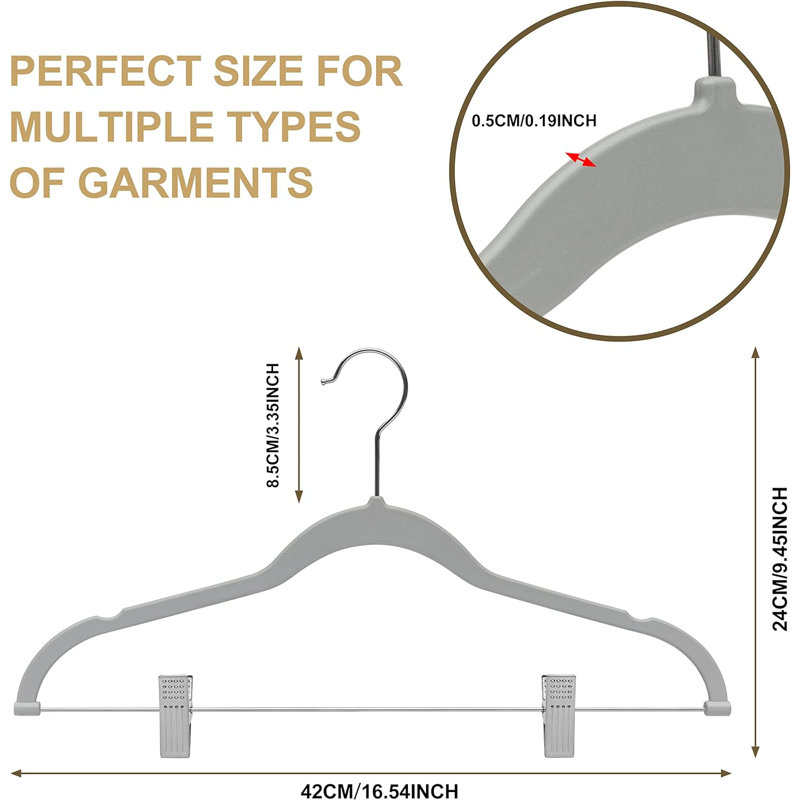 Quality Hangers Plastic Standard Hanger | Wayfair