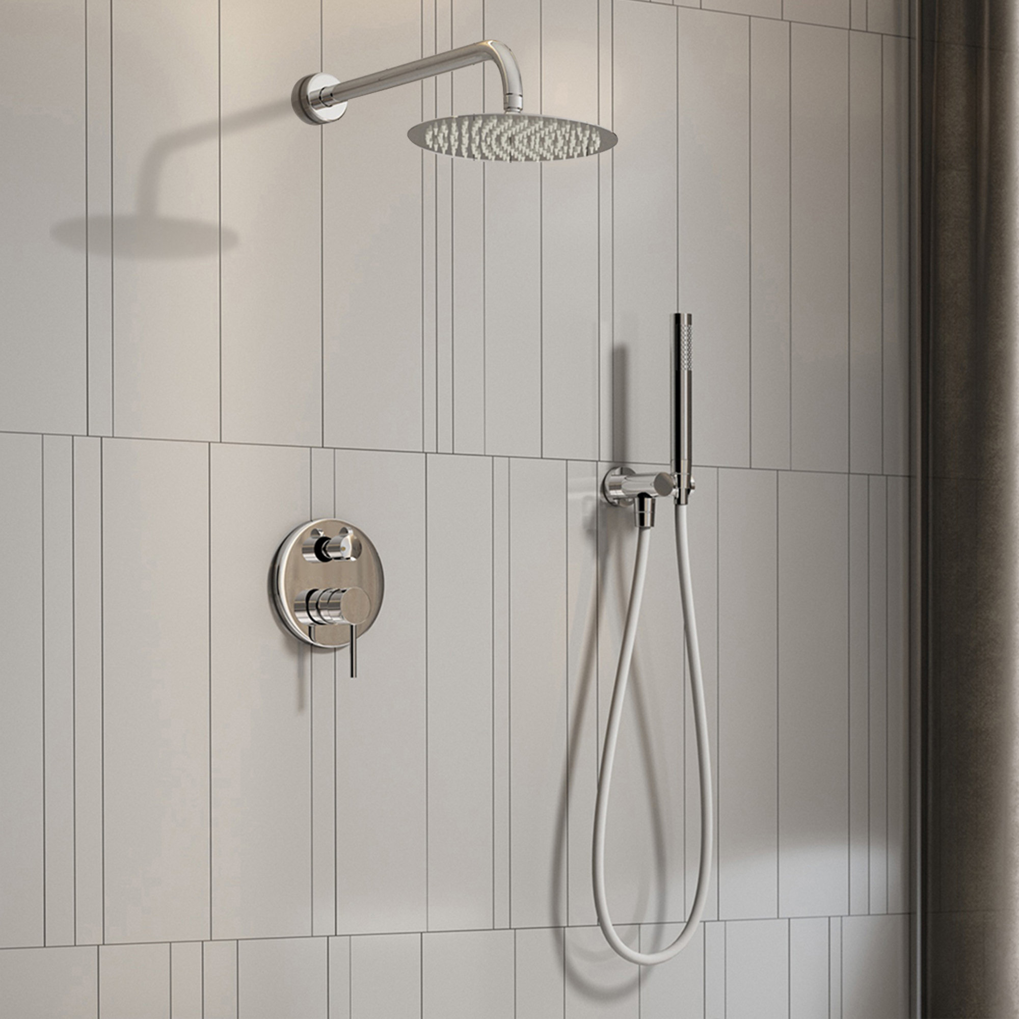 Eridanus Complete Shower System Showerhead with Rough-In Valve All-In ...