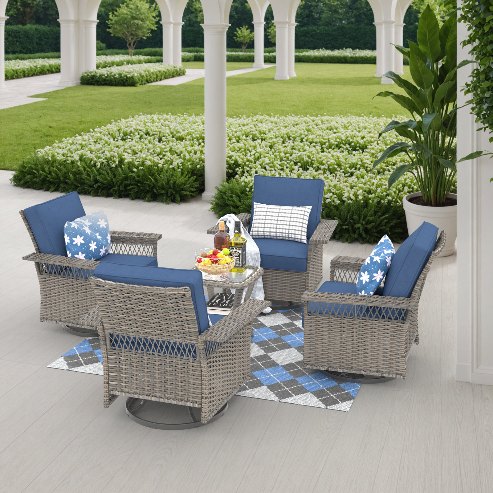 Red Barrel Studio® Patio Porch Furniture Sets | Wayfair