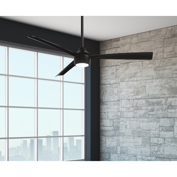 Minka Aire 3-Blade 56" Sweep Skinnie Ceiling Fan with Hand Held Remote ...